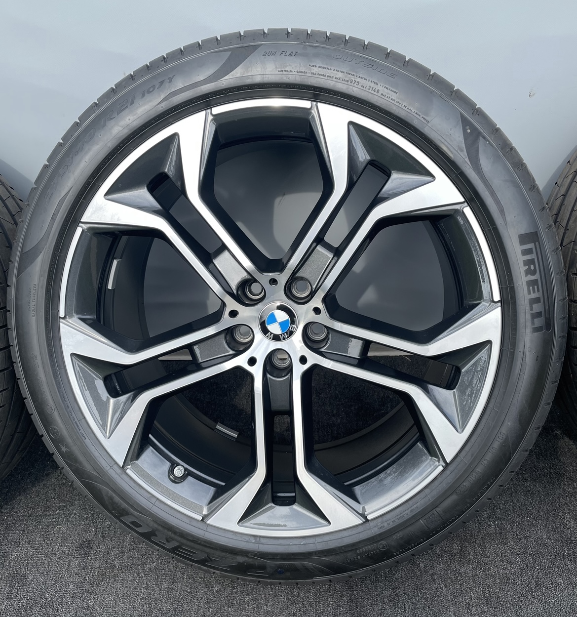 Jante 21” roti vara originale BMW X5 G05 X6 G06 M paket style 744 - Premiumwheels.ro