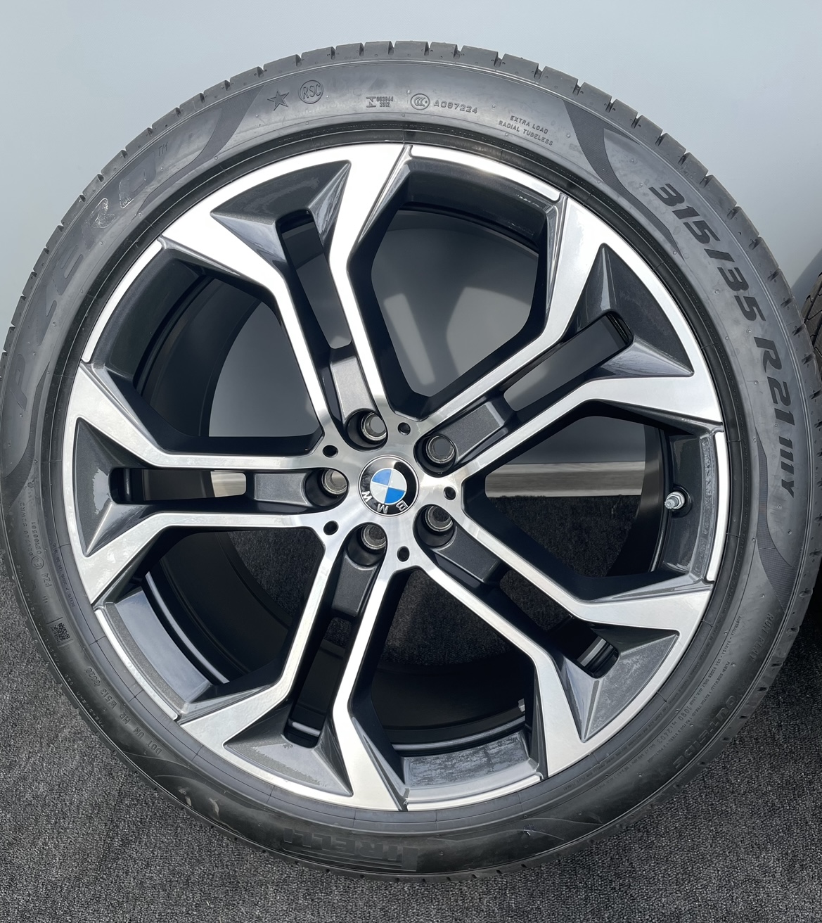 Jante 21” roti vara originale BMW X5 G05 X6 G06 M paket style 744 - Premiumwheels.ro